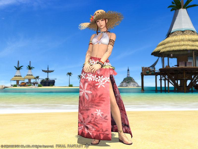 Summer's Flame Top - Final Fantasy XIV Online Wiki - FFXIV / FF14 Online Community Wiki and Guide