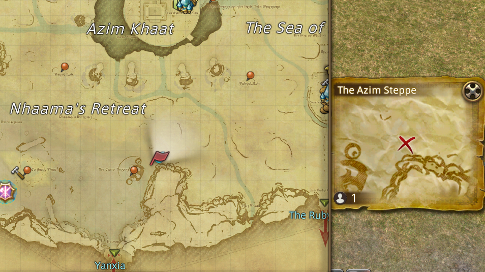 Gaganaskin Treasure Map - Final Fantasy XIV Online Wiki - FFXIV / FF14 ...