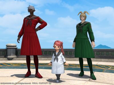 Educand's Sailor Skirt - Final Fantasy XIV Online Wiki - FFXIV / FF14 ...