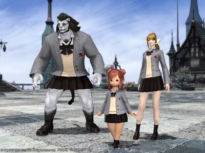 Collegiate Skirt - Final Fantasy XIV Online Wiki - FFXIV / FF14 Online ...