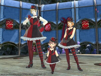 Valentione Rose Dress - Final Fantasy XIV Online Wiki - FFXIV / FF14 ...