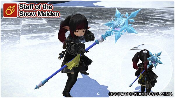 Staff of the Snow Maiden - Final Fantasy XIV Online Wiki - FFXIV / FF14 ...