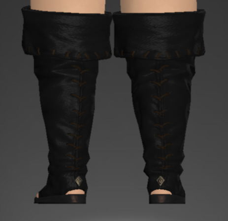 Smilodonskin Open-toed Boots of Striking - Final Fantasy XIV Online ...