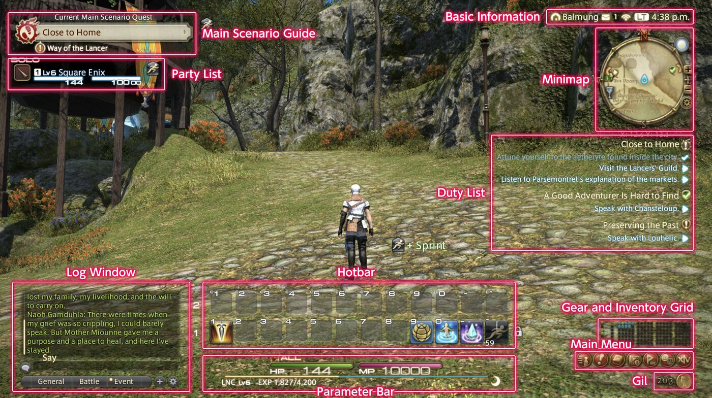 Graphical user interface - Final Fantasy XIV Online Wiki - FFXIV / FF14 Online Community Wiki ...