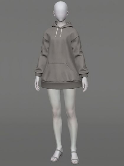 Oversized Plain Hooded Tunic - Final Fantasy XIV Online Wiki - FFXIV ...