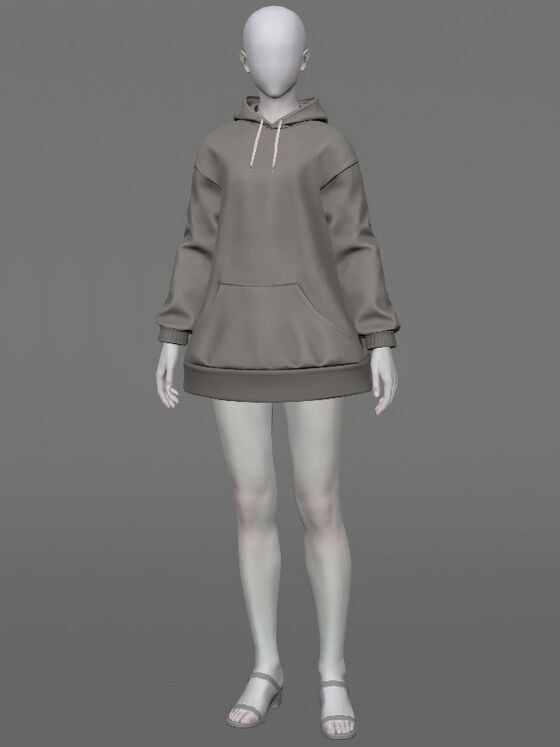 Oversized Plain Hooded Tunic - Final Fantasy XIV Online Wiki - FFXIV ...