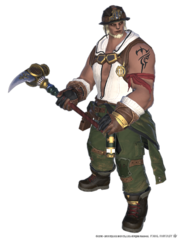 Miner - Final Fantasy XIV A Realm Reborn Wiki - FFXIV / FF14 ARR ...